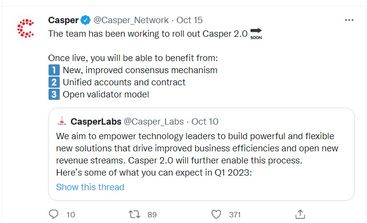 Casper Network Kurs-Prognose: Warum CSPR gerade einen Preisanstieg erlebt